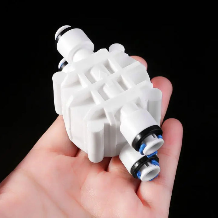 4 Way RO Auto Shut-Off Valve Switch 1/4" Water Purifier Reverse Osmosis ...