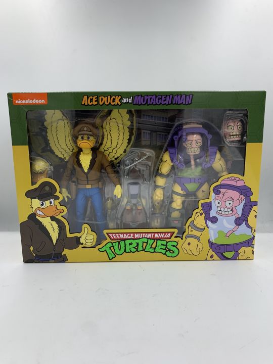NECA Teenage Mutant Ninja Turtles ACE DUCK & MUTAGEN MAN 2 PACK New in ...