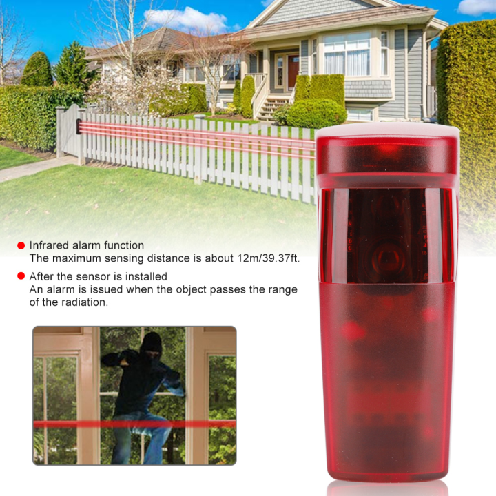 Infrared Photoelectric Beam Sensor Barrier Detector Alarm System for ...