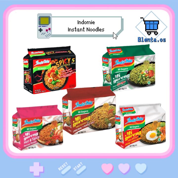 Indomie Mi Goreng Green Chili/Hot & Spicy/Original/Mi Goreng 85g x ...