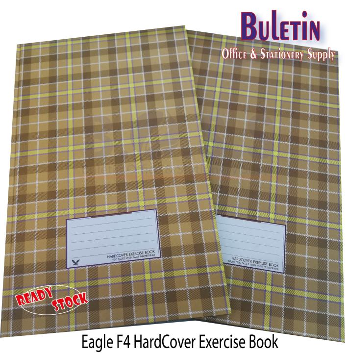 EAGLE 60gsm F4 SINGLE LINE HARD COVER EXERCISE BOOK with PAGE NUMBERING ...