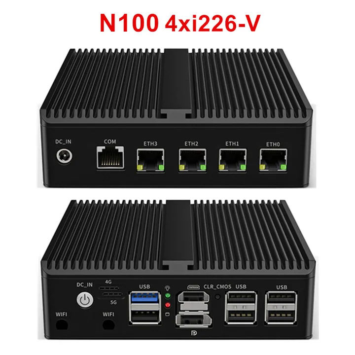 Cheap pfSense Firewall Soft Router Intel Celeron N5105 N100 4xIntel ...