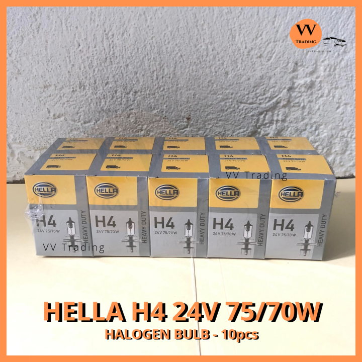 HELLA H4 24V 75/70W Halogen Bulb | Lazada PH