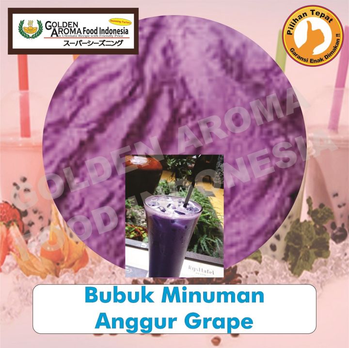 Bubuk Minuman Rasa Anggur 1Kg Bubuk Grape Drinking Powder 1 Kg Enak ...