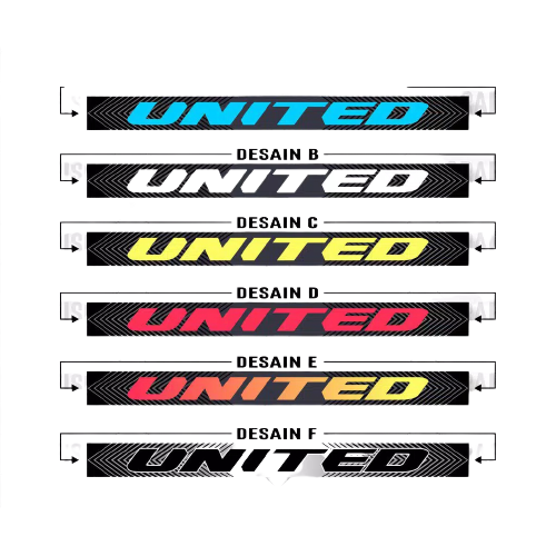STIKER DECAL DOWNTUBE UNITED SEPEDA MTB | Lazada Indonesia