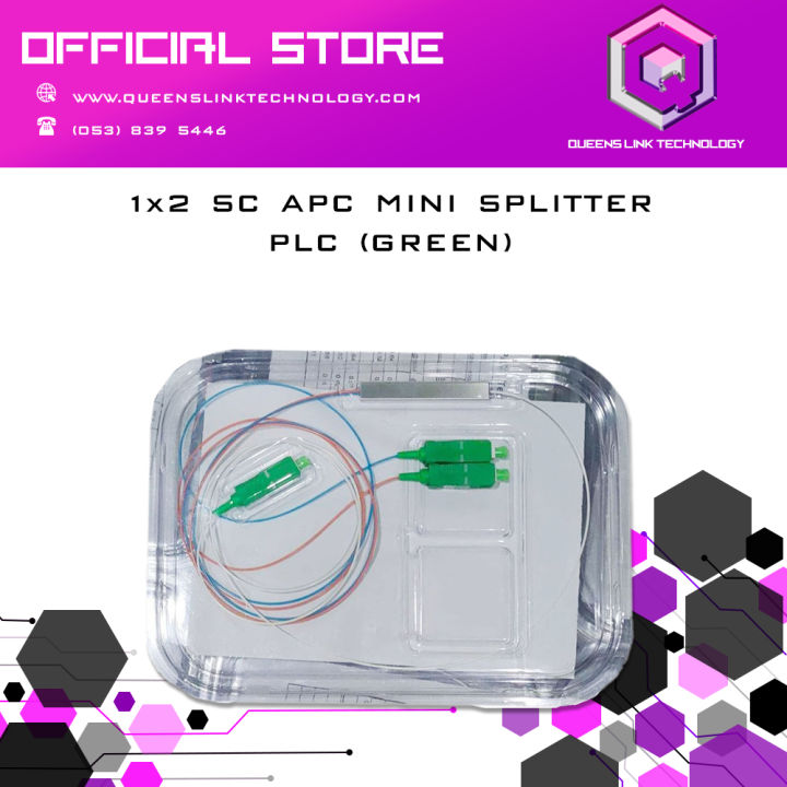 QLT-SPLITTER 1*2 SC APC MINI SPLITTER PLC (GREEN) | Lazada