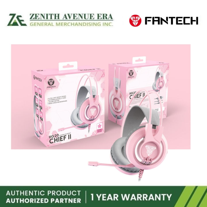Fantech HG20 Chief II Gaming Headset Sakura Pink | Lazada PH