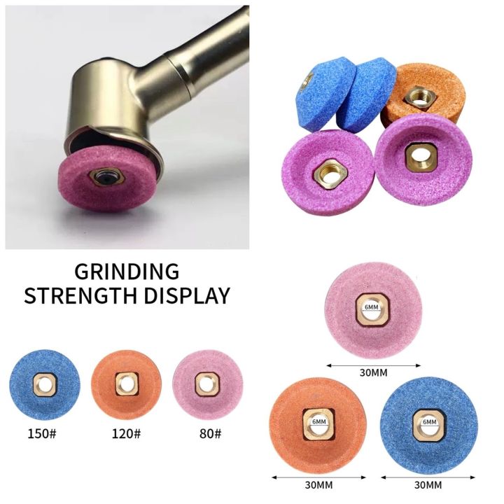 หิน หินถ้วย ถ้วย หินถ้วย หินเจียร เจียร 30 mm. UHT สีชมพู MICRO ANGLE ...