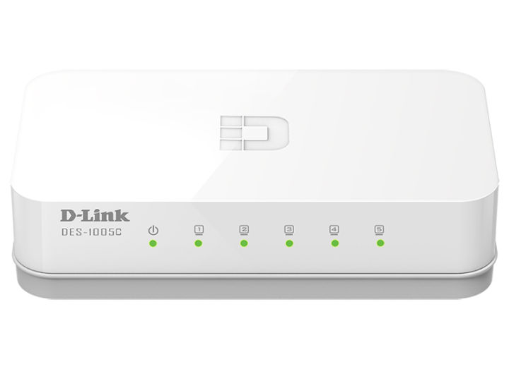 D-LINK 5 PORT DES-1005C FAST PORT Switching Hub | Lazada.co.th
