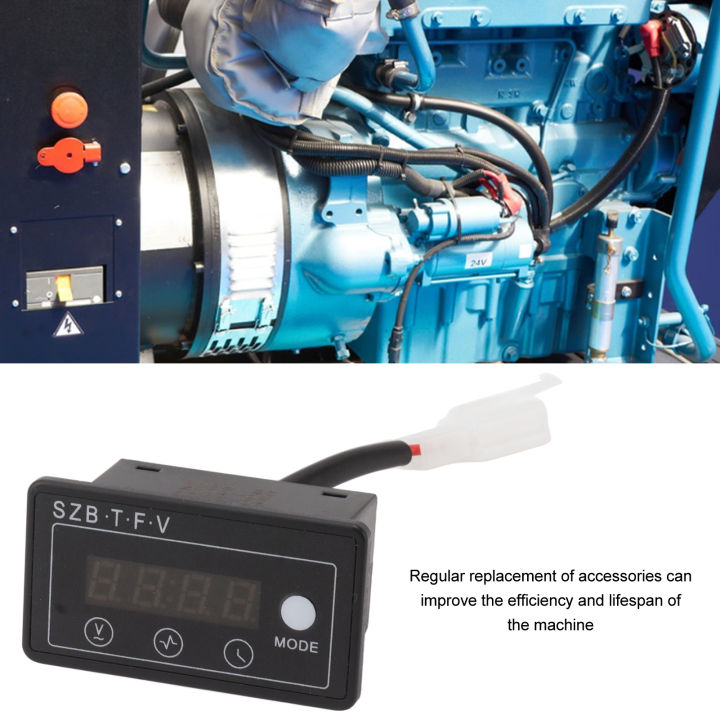 Generator Digital Display Meter 90‑250V Compact Generator Voltage Meter ...