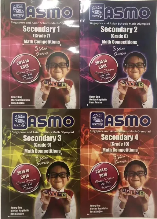 SASMO Math Comition Secondary 7-secondary 10 | Lazada Singapore