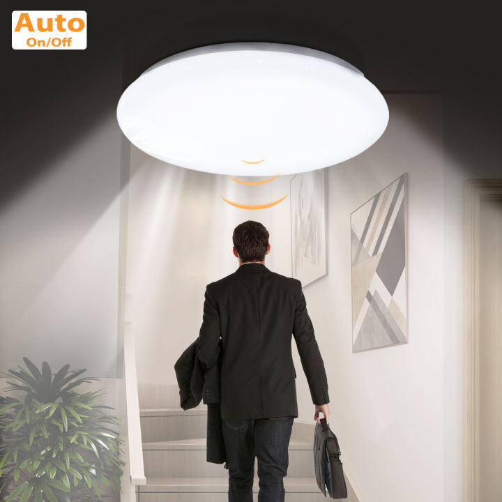 KONSHINE acrylic fast installation Round motion sensor control flush ...