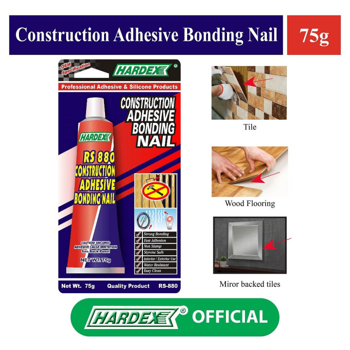 HARDEX RS-880 Construction Adhesive Bonding Nail 75g | Lazada