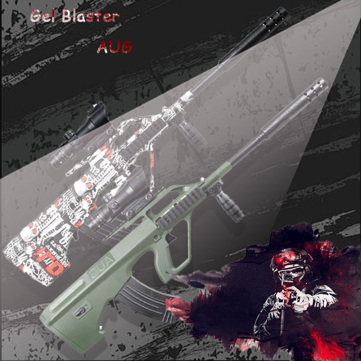 AUG Gel Blaster Toy Gun Water Gel Jet Gun Kids Toys Air Gel Outdoor Jet ...