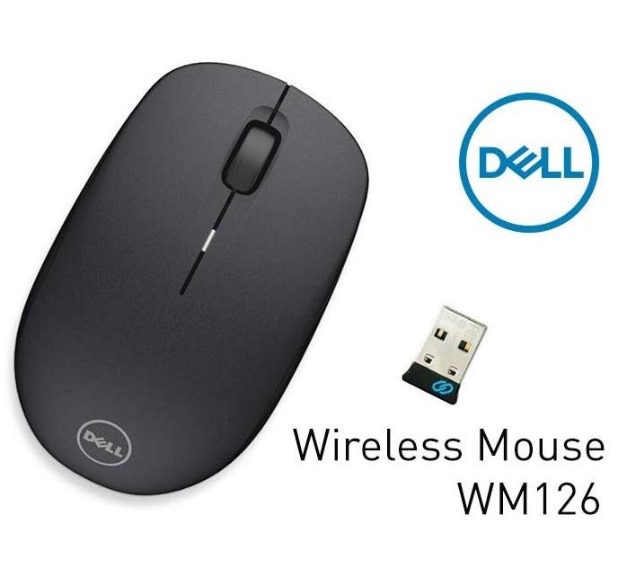 เม้าส์ไร้สาย Wireless Optical Mouse DELL (WM126) Black | Lazada.co.th