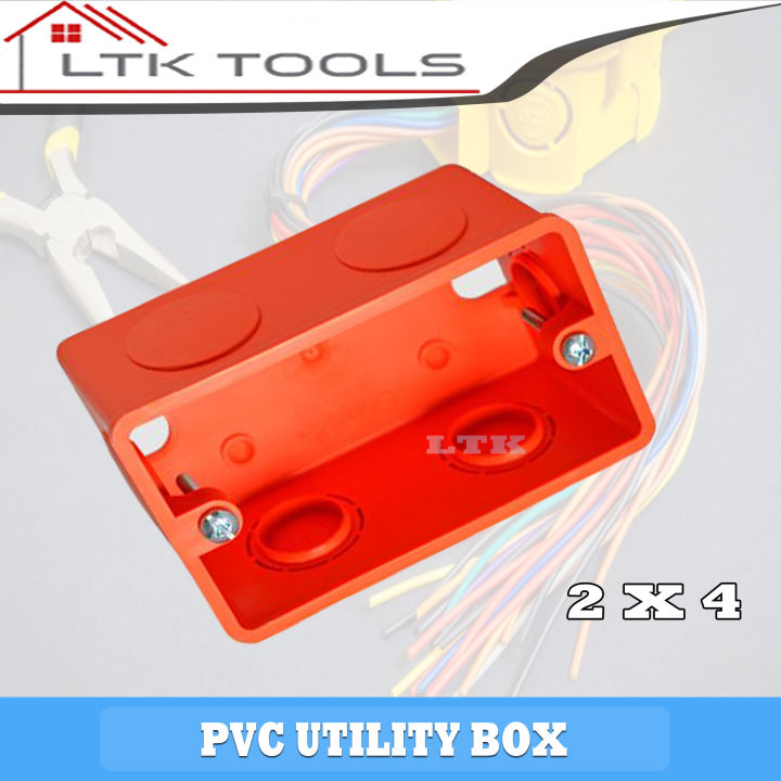 Orange Electrical PVC Utility Box | Lazada PH