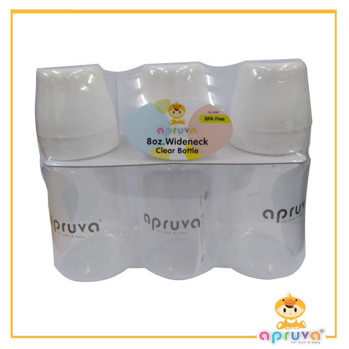 Apruva Wide Neck Clear Bottle | Lazada PH Apruva Wide Neck Clear Bottle | Lazada PH