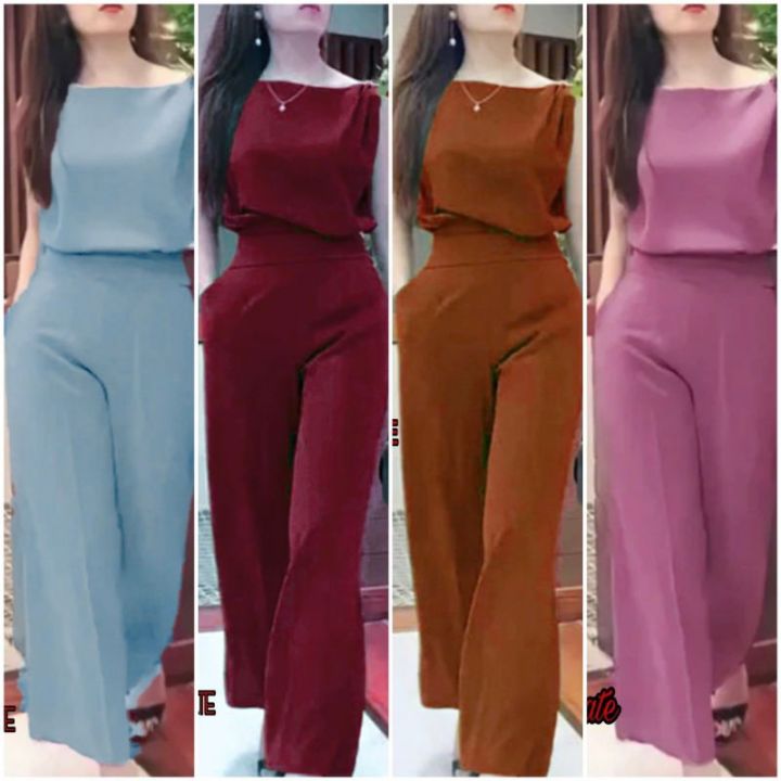 MISSY COORDINATE- TERNO SQUAREPANTS - KOREAN TERNO INSPIRED | Lazada PH