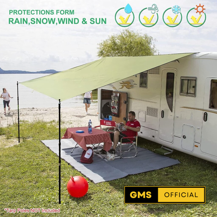 🎁FREE GIFT🎁 Ultralight Weight Flysheet Waterproof Groundsheet Camping ...