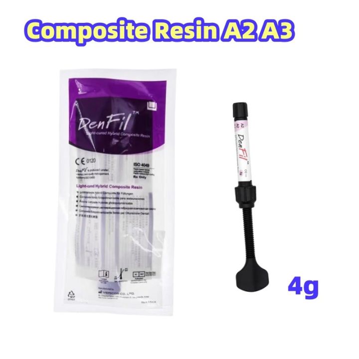 Denfil Composite Resin Refill Packable Light-cured Hybrid A1 A2 A3 A3.5 ...