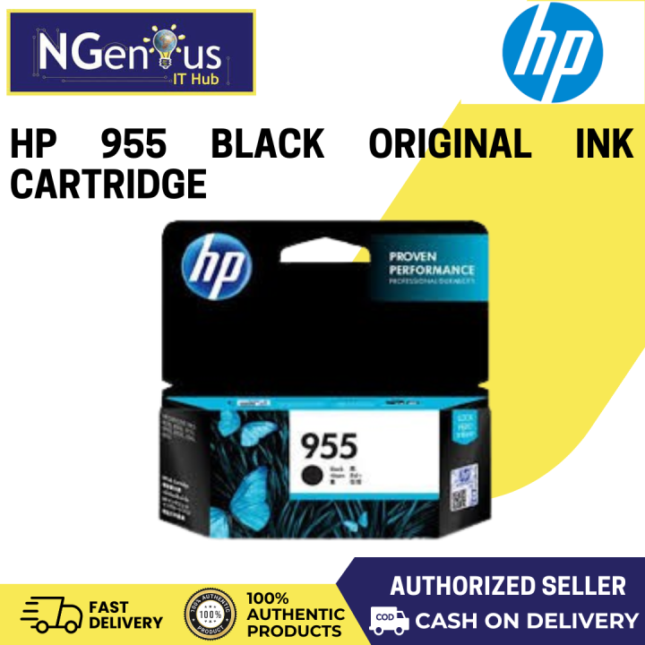 HP 955 Black Original Ink Cartridge | Lazada PH