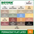 Boysen Color Series Permacoat Flat Latex Tulle White B706 Acrylic Latex ...