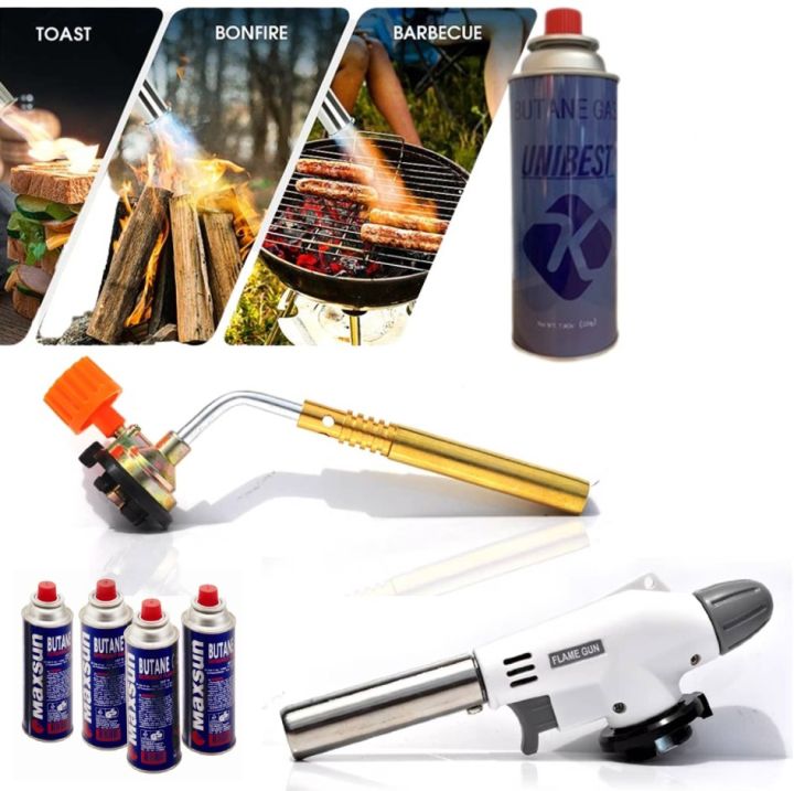 Gas blow flame gun butane auto ignition jet burner welding torch Butane ...
