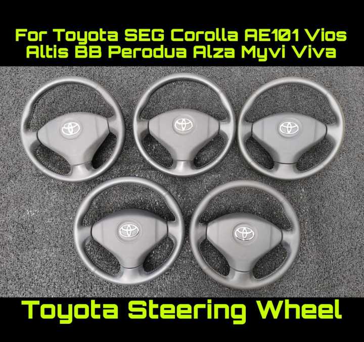 Toyota Steering Wheel For SEG Corolla AE101 Avanza Vios Altis Yaris BB ...