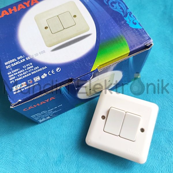 Saklar Seri IB - Saklar Seri IB SC102 CAHAYA - Saklar Seri Tanam Cahaya - Saklar Seri Tanam ...