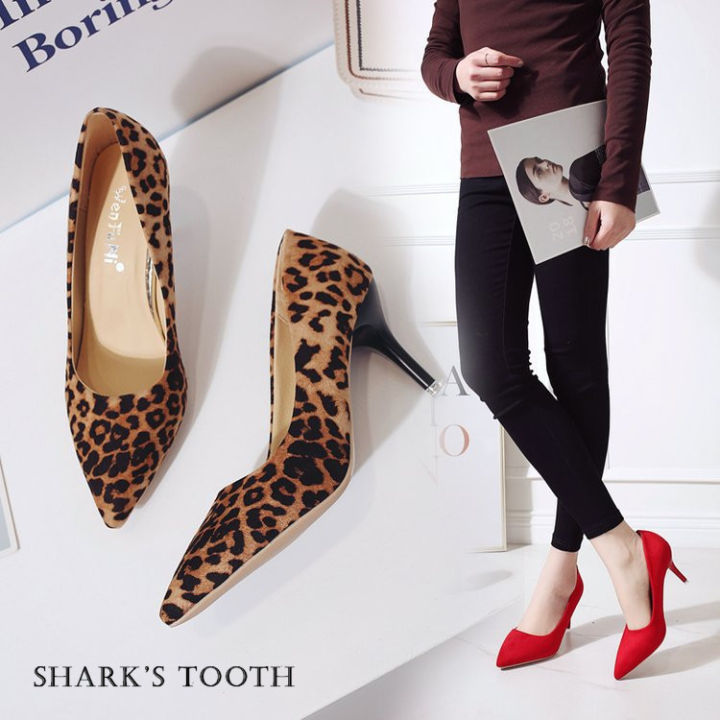 Y&HE Shark's tooth large size high heels fashion sexy women's shoes ...