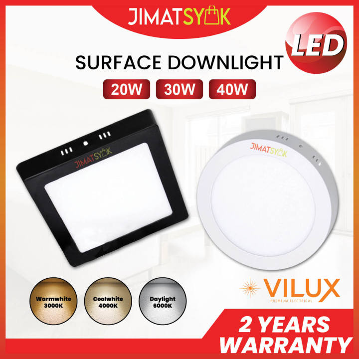 LED Surface Downlight 20W 30W 40W Round / Square LED Ceiling Light ...