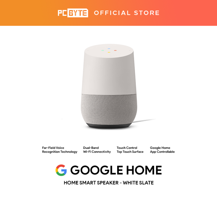 [Refurbished] Google Home Smart Speaker - White Slate [International ...