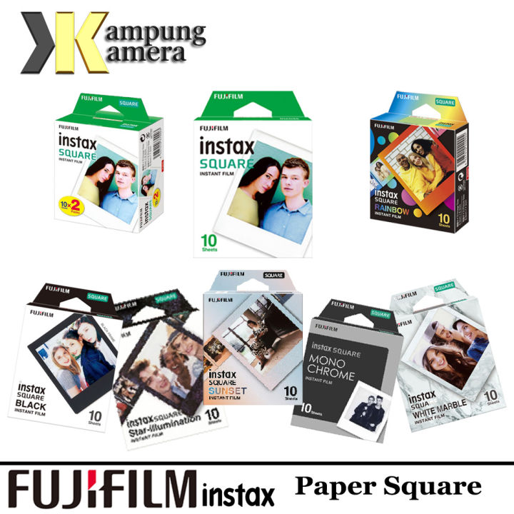 FUJIFILM PAPER INSTAX SQUARE SQ ALL MOTIF Instant Film ORIGINAL ...