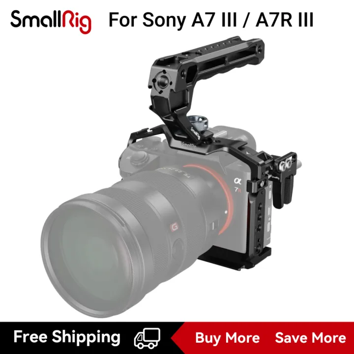 SmallRig A7M3 Camera Cage Kit with Arca-Swiss Quick Release Bottom ...