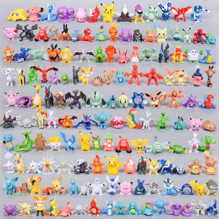 24Pcs 48Pcs/Set TAKARA TOMY Pokemon Anime Figures Toys No Repeats ...
