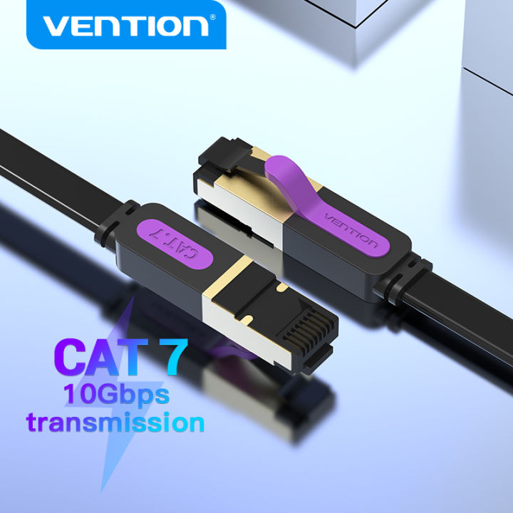 Vention dây cáp mạng lan Cat 7 Ethernet Cable Flat 10Gbps RJ45 Internet ...