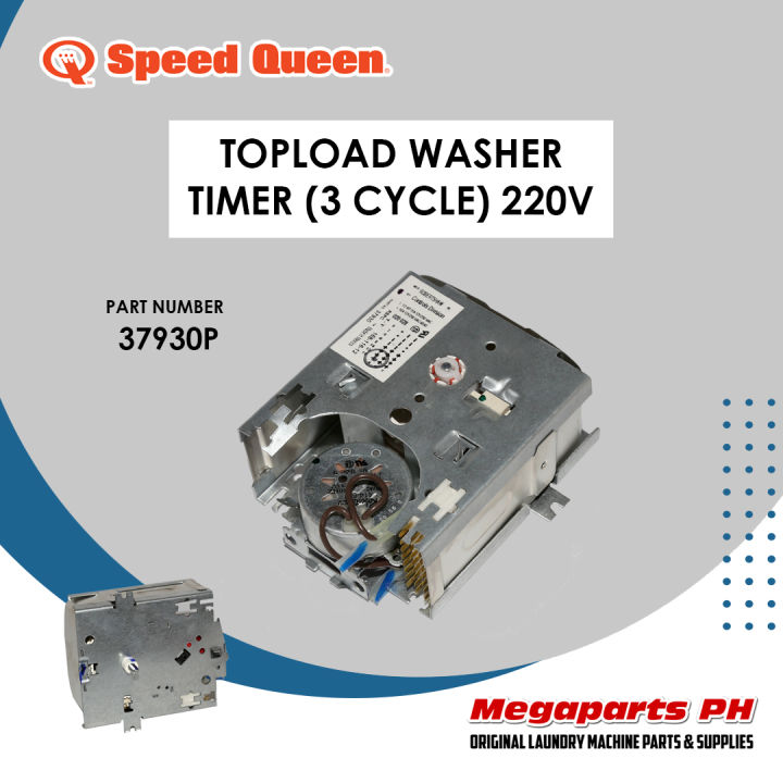 Speed Queen Topload Washer Timer 230v (3 CYCLE) 37930P (Genuine Parts ...