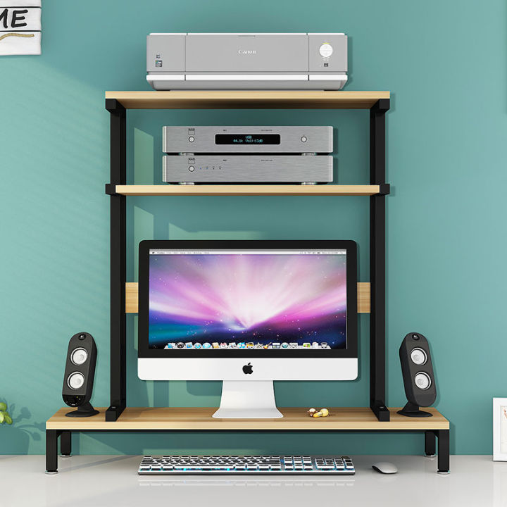 Computer Elevated Stand Desktop Multi-layer Audio Stand Monitor ...