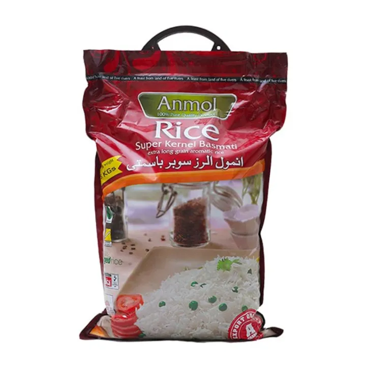อันมล ข้าวบาสมาติ 5 กิโลกรัม Anmol Basmati Rice Super Kernel 5 kg โปรโม ...