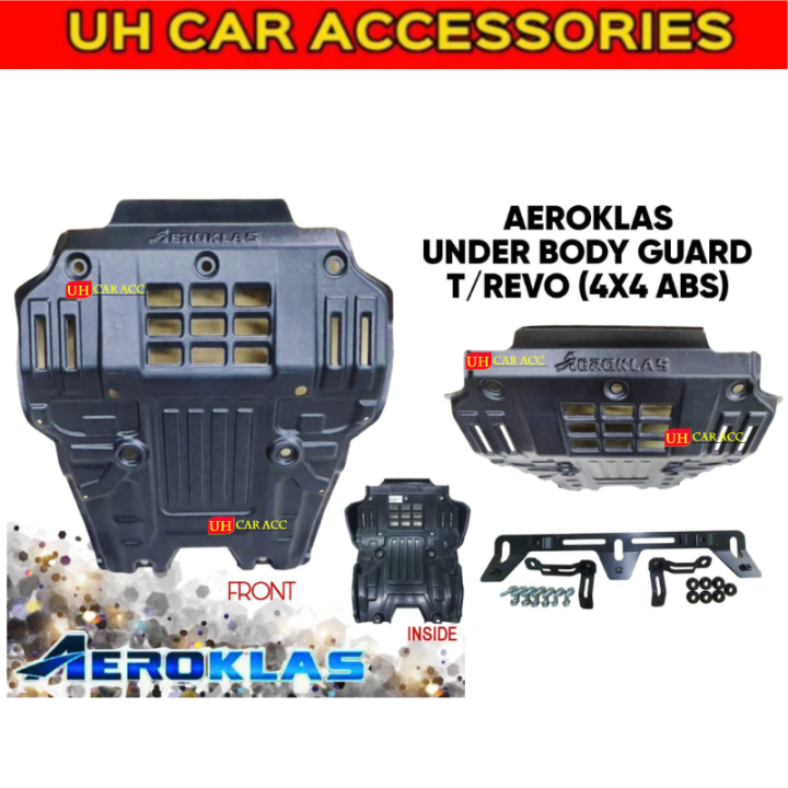TOYOTA HILUX REVO ROCCO ROGUE AEROKLAS UNDER BODY GUARD STONE GUARD ...
