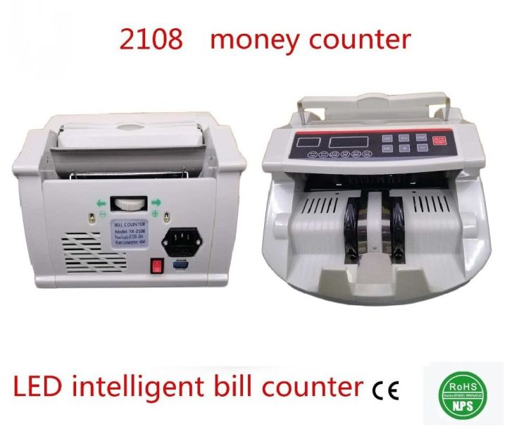 Money Counter with Alarm for Counterfeit Banknote CE ROHS Approved 7 ...