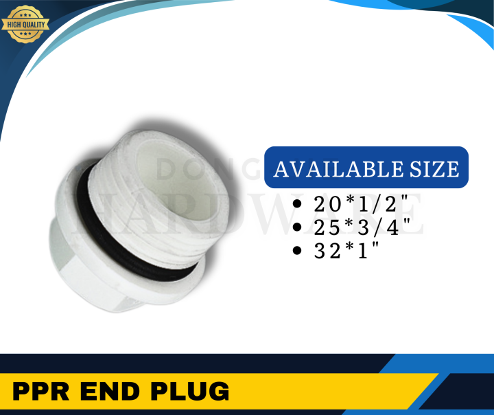 PPR Plug, PPR Pipe Plug, PPR Threaded Plug | Lazada PH