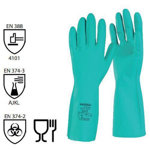 Summitech GC-U-07C 33CM Green Food Safety Handling Nitrile Gloves ... Summitech GC-U-07C 33CM Green Food Safety Handling Nitrile Gloves ...