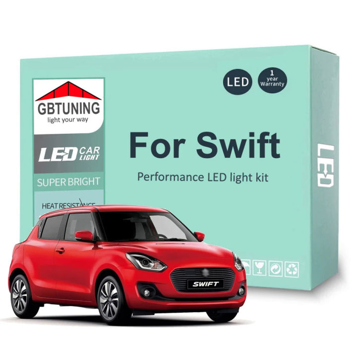 ชุดหลอดไฟ LED ภายในสำหรับ Suzuki Swift สำหรับ Swift Sport 1989-2015 ...