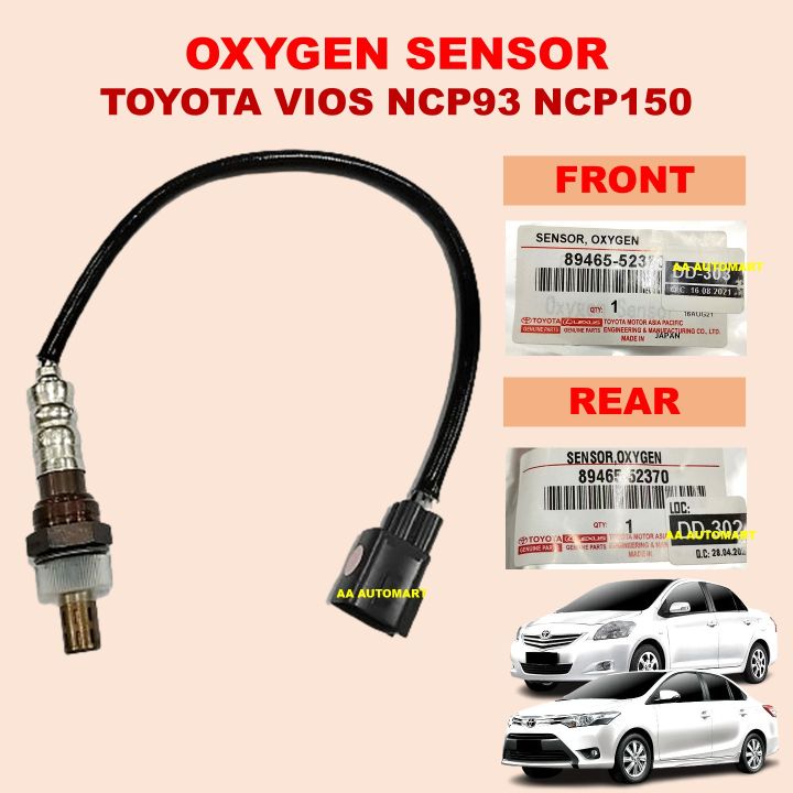 89456-52370 52380 ORIGINAL TOYOTA VIOS NCP93 NCP150 O2 SENSOR OXYGEN ...