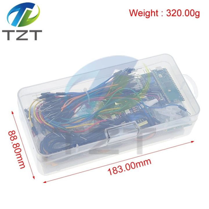 Tzt Starter Kit For Raspberry Pi Pico Development Board Breadboard Lcd Module Python Programming ...