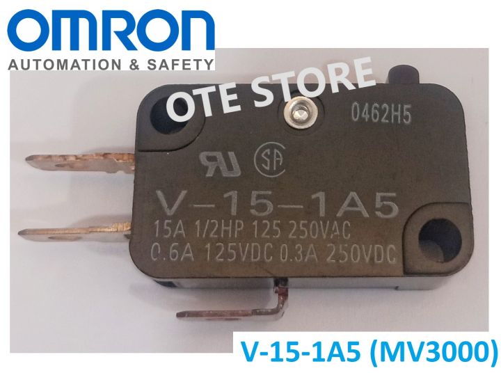OMRON V-15-1A5 MICRO LIMIT SWITCH (MADE IN INDONESIA) (MV3000) | Lazada
