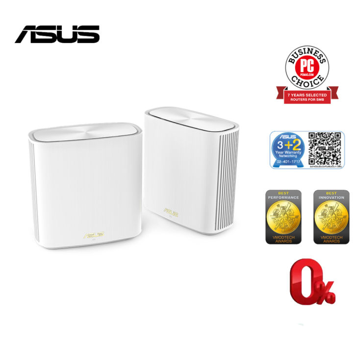 ASUS ZenWiFi XD6 WiFi AX5400, Whole-home Coverage with AiMesh system and Secure your network ...