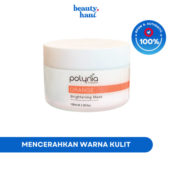 POLYNIA Orange Brightening Mask | Lazada Indonesia