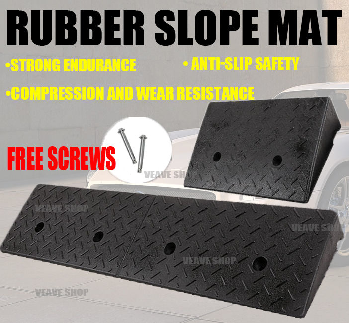 50*50*15 Durable Rubber Climbing Heavy Duty Threshold Uphill Slope Curb ...